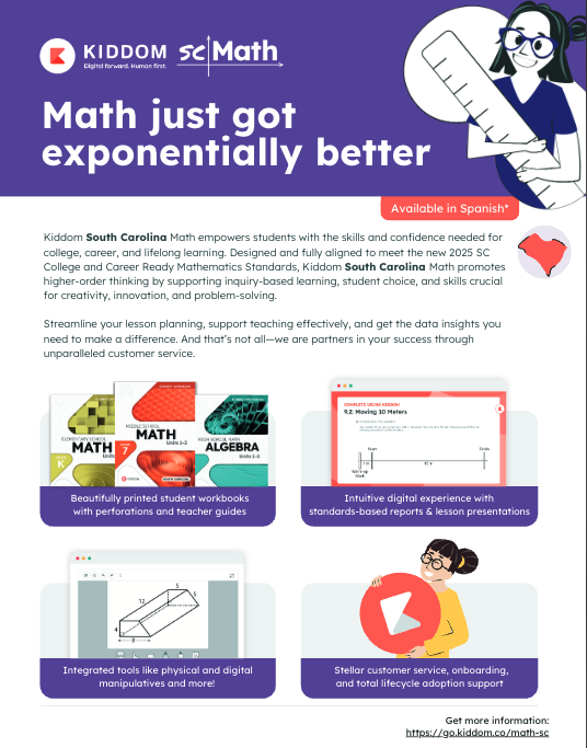 Kiddom South Carolina Math